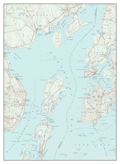 Usa Timeless Maps Castine Maine Map Editorial Stock Photo - Stock Image ...