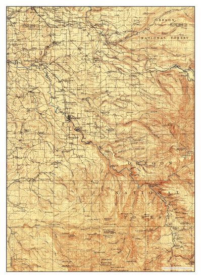 Usa Timeless Maps Estacada Oregon Map Editorial Stock Photo - Stock ...