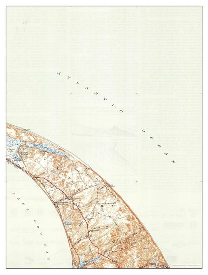 Usa Timeless Maps North Truro Massachusetts Editorial Stock Photo ...