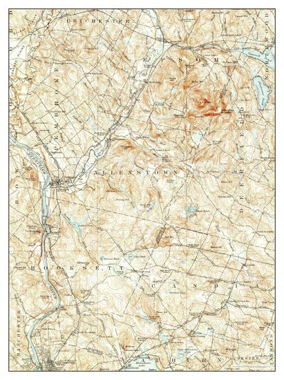 Usa Timeless Maps Suncook New Hampshire Editorial Stock Photo - Stock ...