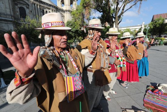 Indigenous Priests Take Part Rite Request Editorial Stock Photo - Stock ...