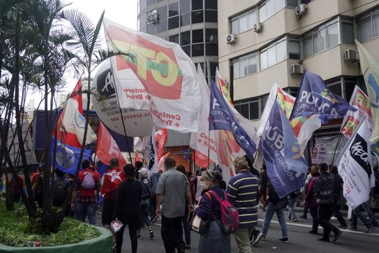 Demonstrators Take Part Protest Demand Administrative Editorial Stock ...