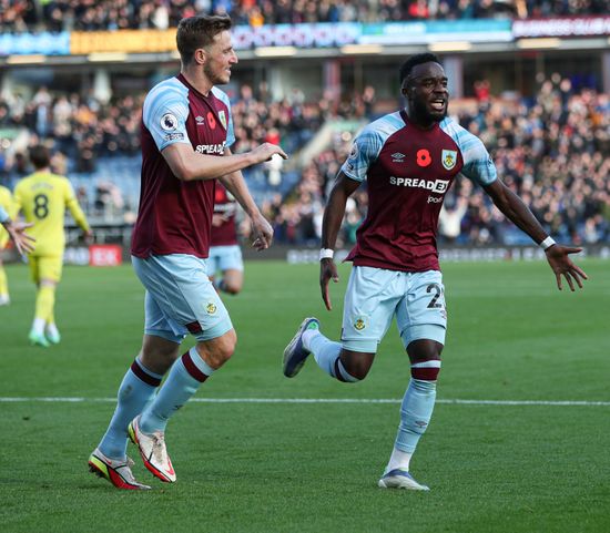 Maxwel Cornet Burnley Celebrates Scoring 3rd Editorial Stock Photo ...