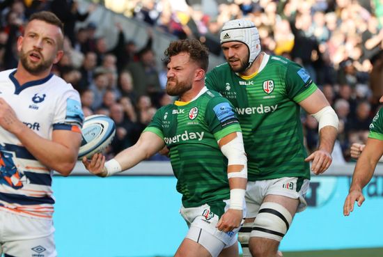James Stokes London Irish Celebrates His Editorial Stock Photo - Stock ...