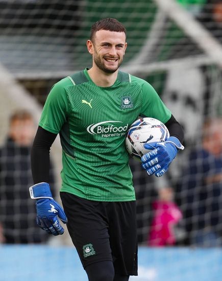 Callum Burton Goalkeeper Plymouth Argyle During : photos éditoriales de ...