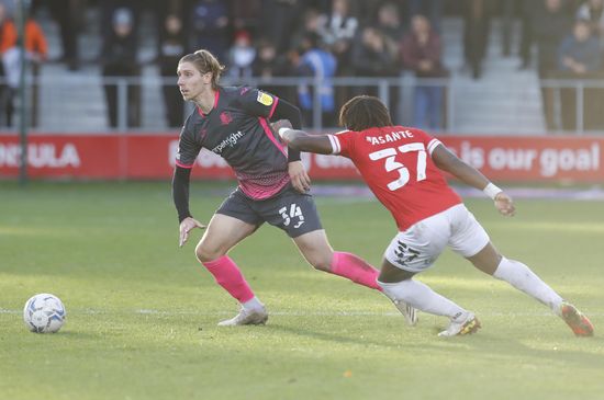 Exeter City Player Alex Hartridge Gets Editorial Stock Photo - Stock ...