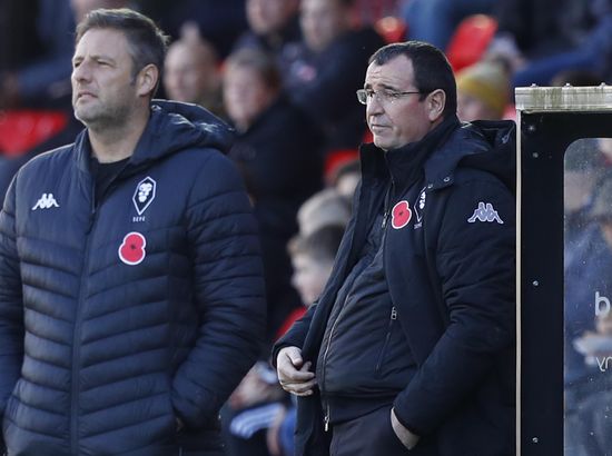 Salford City Manager Gary Bowyer On Editorial Stock Photo - Stock Image ...