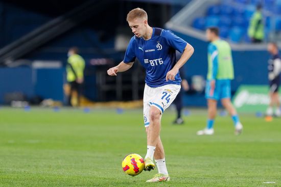 Daniil Fomin Dynamo Moscow Action During Editorial Stock Photo - Stock ...