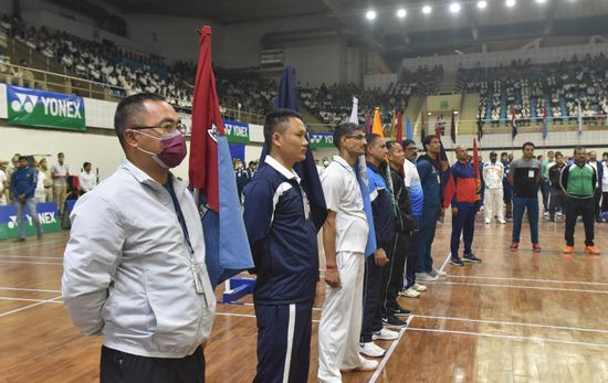 Badminton Team Members During Opening Ceremony Editorial Stock Photo ...