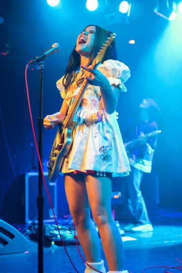 Lead Singer Lily Lizotte Performs Band Editorial Stock Photo - Stock ...