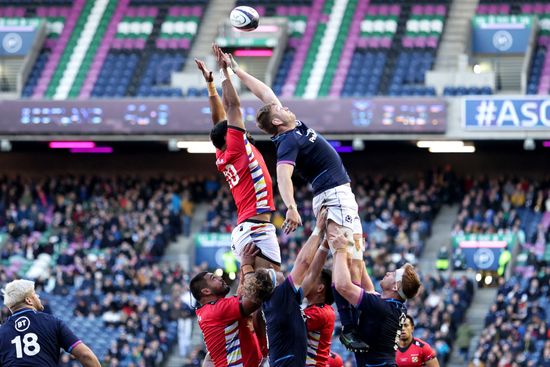 Scotland Vs Tonga Tongas Onehunga Havili Editorial Stock Photo - Stock ...