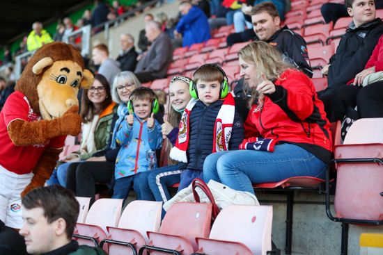 Crewe Alexandra Mascot Meets Fans During Editorial Stock Photo - Stock ...
