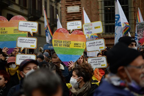 Citizens Associations Streets Support Battle Lgbtq Editorial Stock ...
