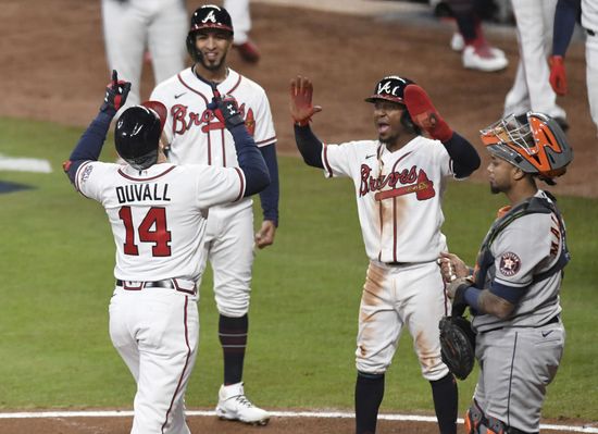 Atlanta Braves Center Fielder Adam Duvall Editorial Stock Photo - Stock ...