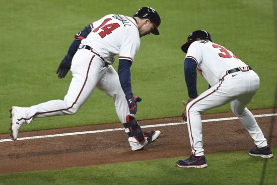 Atlanta Braves Center Fielder Adam Duvall Editorial Stock Photo - Stock ...