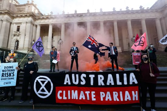 Man Seen Burning Australian Flag People Editorial Stock Photo - Stock ...