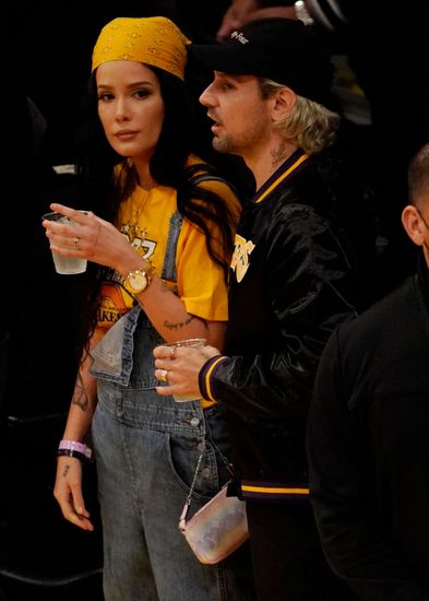 Singer Halsey Boyfriend Alev Aydin Attend Editorial Stock Photo - Stock ...