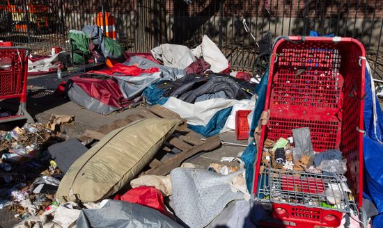 Debris Old Tents That Were Part Editorial Stock Photo - Stock Image ...