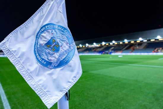 View Across Ground Peterborough Corner Flag Editorial Stock Photo ...