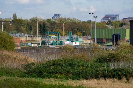 Slough Sewage Treatment Works On Banks Editorial Stock Photo - Stock ...