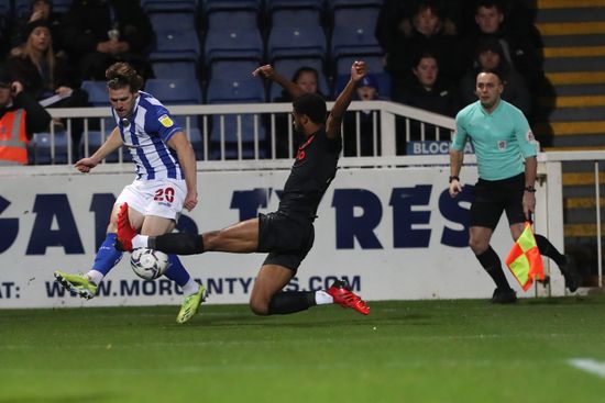 Hartlepool Uniteds Reagan Ogle Action Evertons Editorial Stock Photo ...