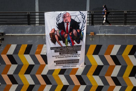 Poster Criticizing Government During Peaceful Demonstration Editorial ...