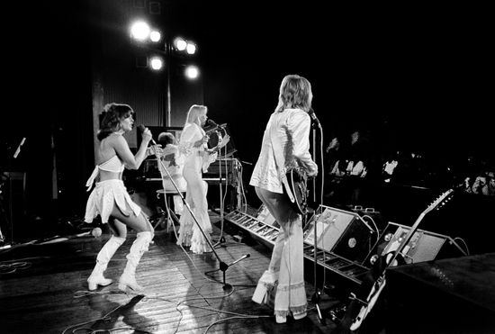 Swedish Pop Group Abba Left Annifrid Editorial Stock Photo - Stock ...