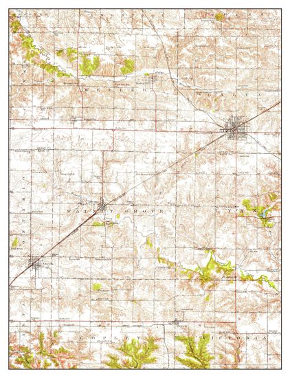 Usa Timeless Maps Galva Illinois Map - Foto de stock de contenido ...