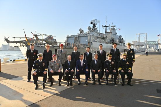 Japans Defense Minister Nobuo Kishi C Editorial Stock Photo - Stock ...