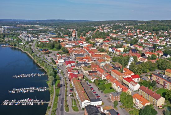 Aerial View Ulricehamn Ulricehamn Urban Area Editorial Stock Photo ...