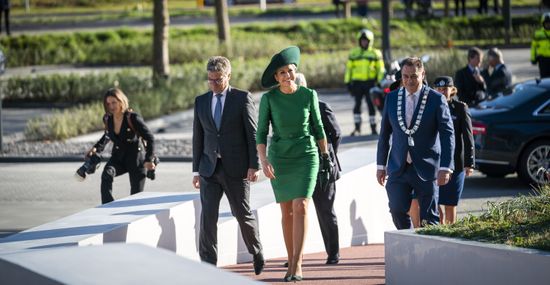 Queen Maxima Arrives Afas Software Headquarters Editorial Stock Photo ...