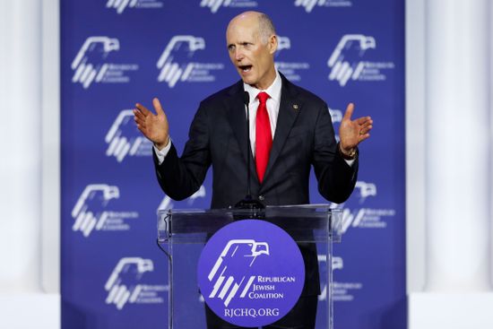 Republican Senator Rick Scott Florida Speaks Editorial Stock Photo ...