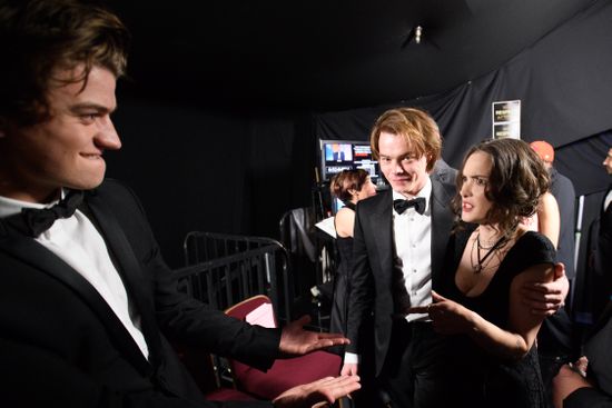 Stranger Things Backstage Outstanding Performance By Editorial Stock ...