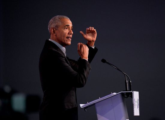 Former Us President Barack Obama Speaks Editorial Stock Photo - Stock ...