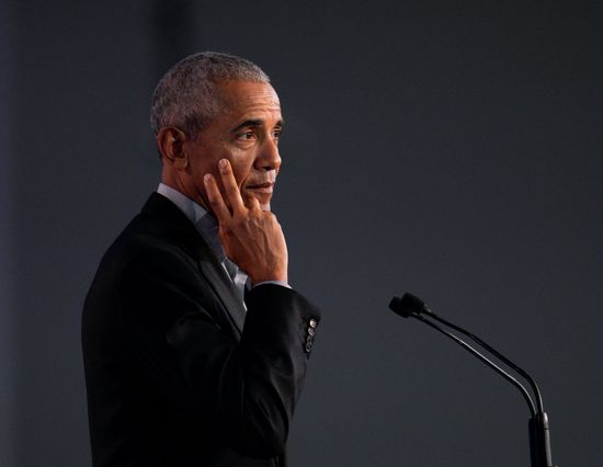 Former Us President Barack Obama Speaks Editorial Stock Photo - Stock ...