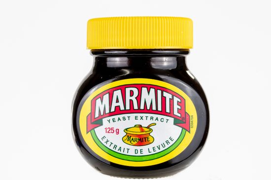 Label On Small Bottle Branded Marmite Editorial Stock Photo - Stock ...