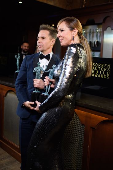 Sam Rockwell Allison Janney Backstage 24th Editorial Stock Photo ...