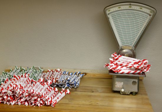 Stick Candy Bakery Stick Cany Baker Editorial Stock Photo - Stock Image ...