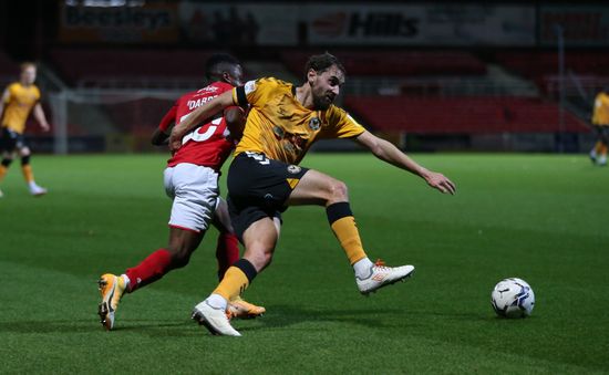 Ed Upson Newport County Takes On Editorial Stock Photo - Stock Image ...