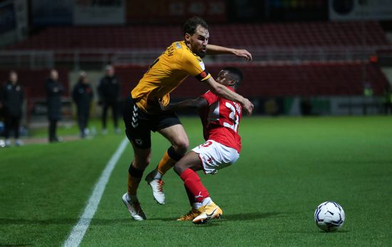 Ed Upson Newport County Takes On Editorial Stock Photo - Stock Image ...