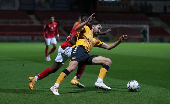 Ed Upson Newport County Takes On Editorial Stock Photo - Stock Image ...