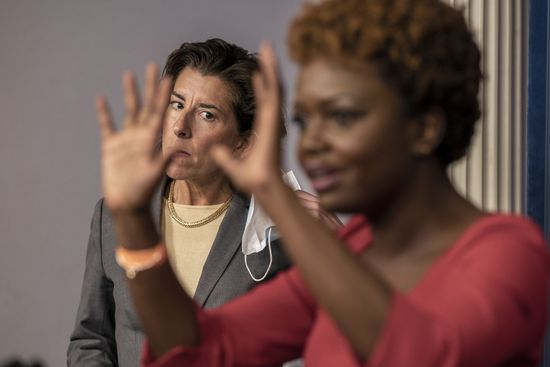 United States Secretary Commerce Gina Raimondo Editorial Stock Photo ...