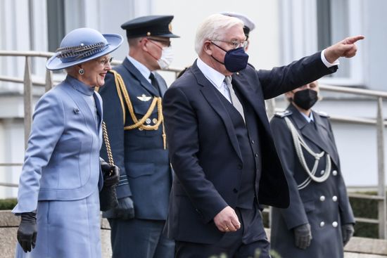 German President Frankwalter Steinmeier R Welcomes Editorial Stock ...