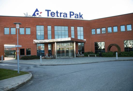 Tetra Pak Factory Lund Sweden Tetra Editorial Stock Photo - Stock Image ...