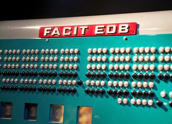 Facit Edb Computer Museum Itceum Swedens Editorial Stock Photo - Stock ...