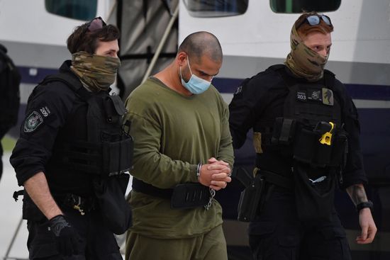 Mostafa Baluch Escorted Back Nsw Landing Editorial Stock Photo - Stock ...