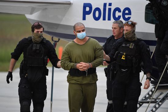 Mostafa Baluch Escorted Back Nsw Landing Editorial Stock Photo - Stock ...