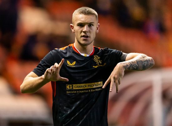 Rangers B Team Defender Lewis Mackinnon Editorial Stock Photo - Stock ...