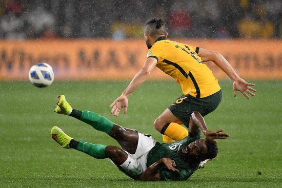 Aziz Behich Australian Socceroos Fahad Al Editorial Stock Photo - Stock ...