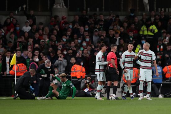 Portugals Pepe R Sent Off By Editorial Stock Photo - Stock Image ...